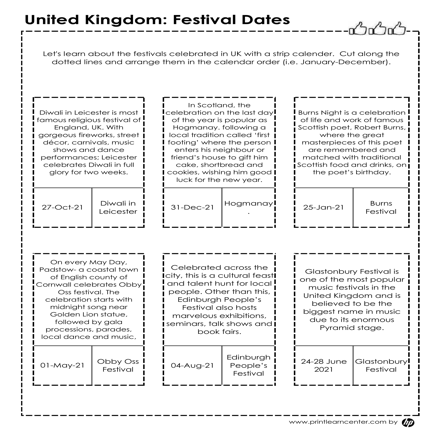 Festivals Of India Worksheet For Grade I Worksheet For Grade 1