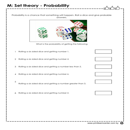 Set Theory Worksheet