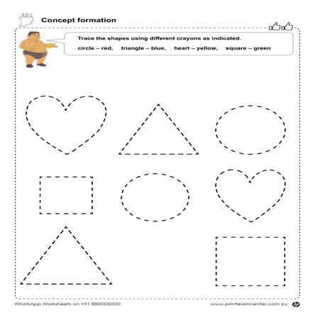 Worksheets For Nursery Students