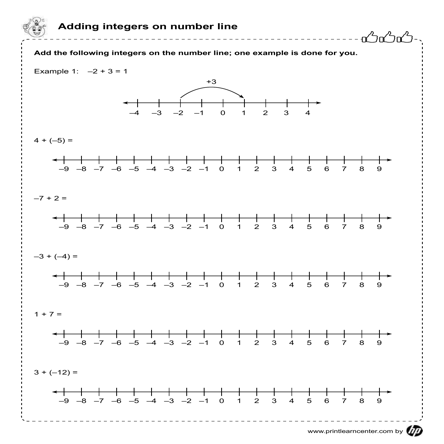 6 Grade Math Worksheet