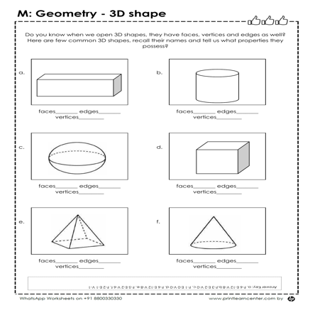 3rd Grade Geometry Worksheets Geometry Worksheets & Activities