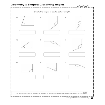 Geometry Worksheets For Grade 5 5th Grade Geometry Worksheets