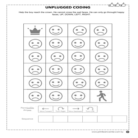 Unplugged Coding Worksheets 7 Free Printable Coding Worksheets For