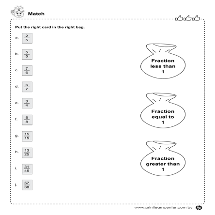 Grade 6 Math Worksheets Fractions Mixed Practice Worksheet Packet For