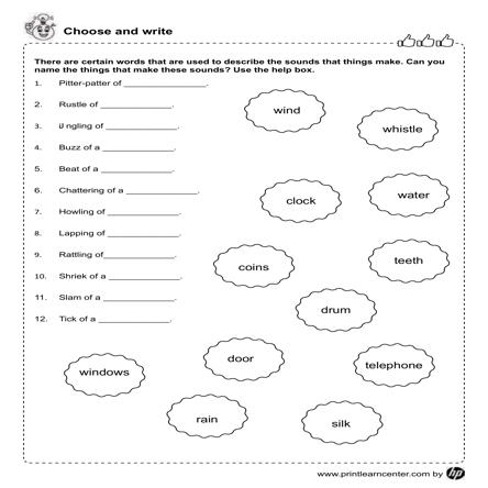 English Worksheets Word Classes